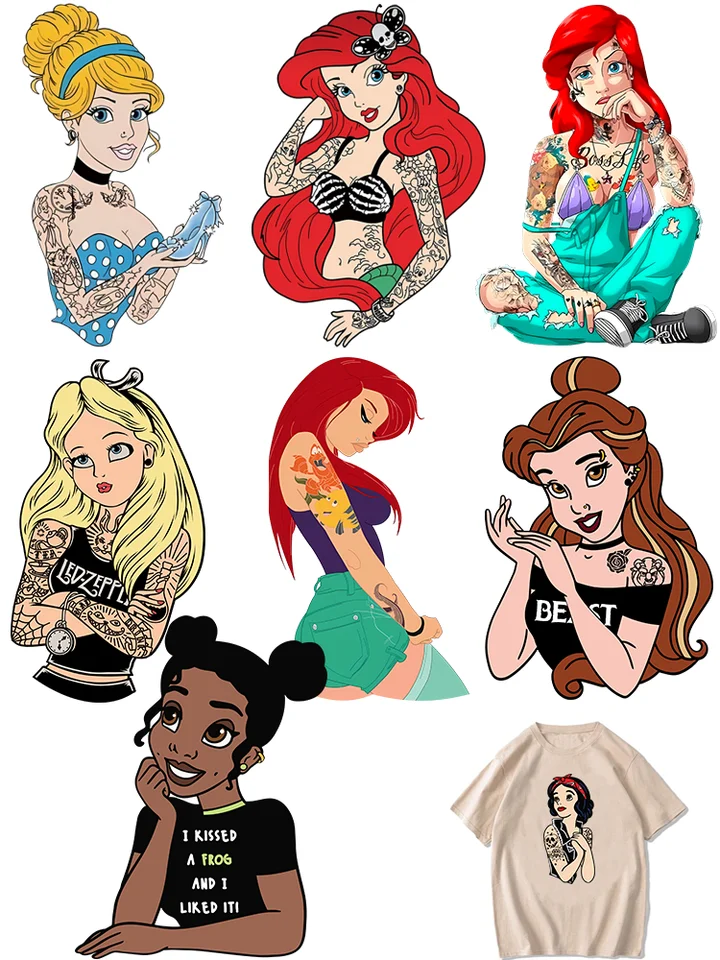 Punk Disney Prinzessinnen Zeichnungen Punk Ariel The Little Mermaid