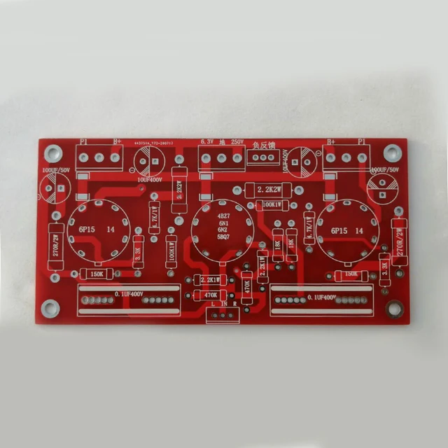 Tube Amplifier Circuit Board Headphone Amplifier Tube 6N1 6N2 12AX7 Push 6P14 6P15 EL84