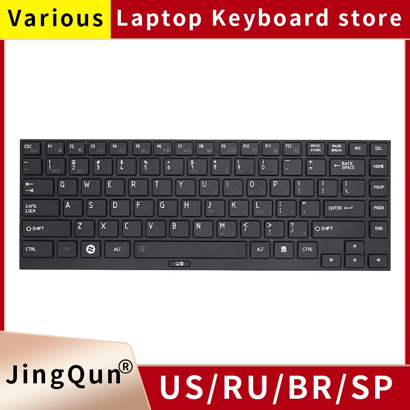 New-US-English-Laptop-Keyboard-For-Toshiba-Portege-R700-R705-R730-R731 ...