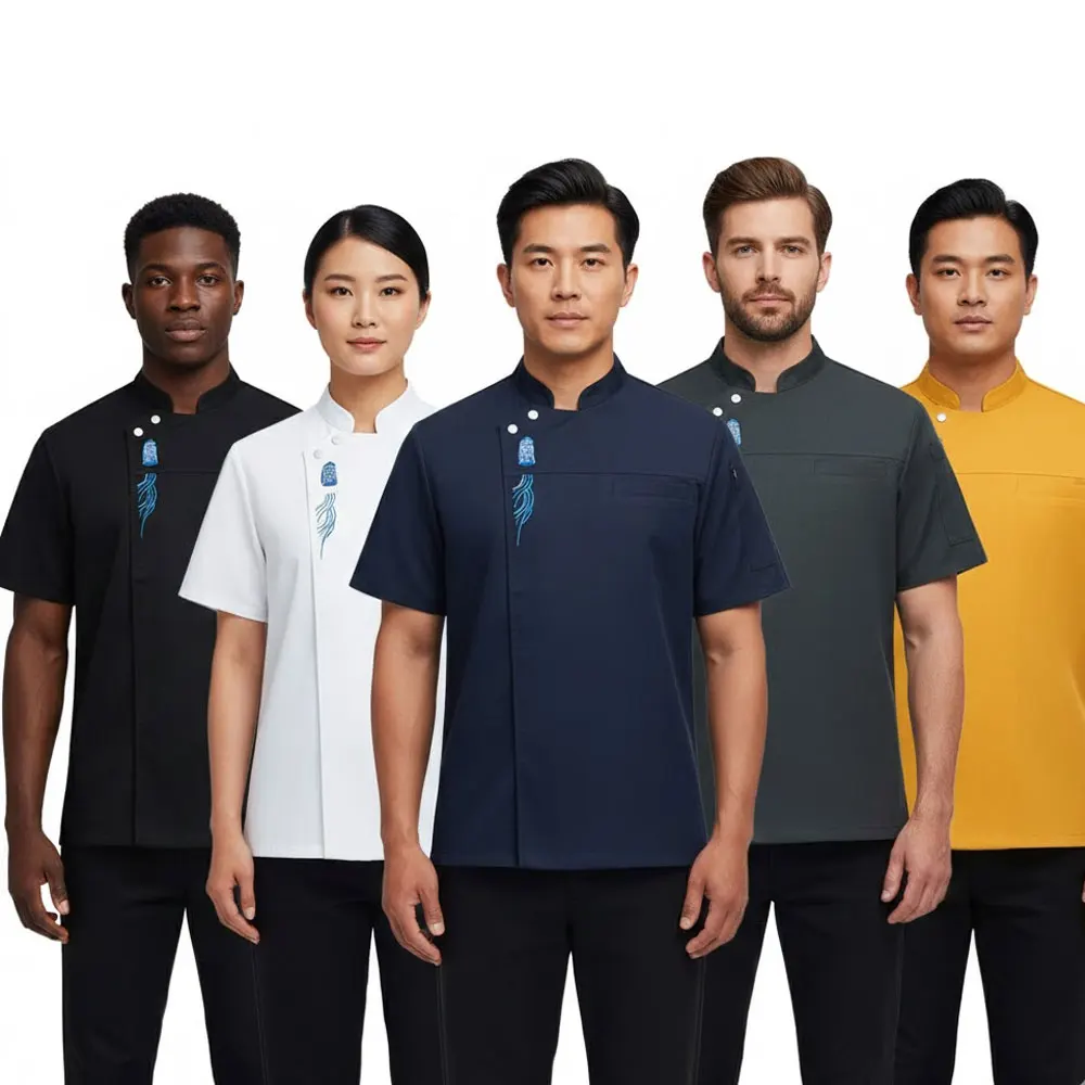 Breathable Mesh Chef Work Clothes | Men's Long/Short-Sleeve Wear ...