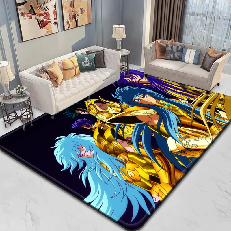 Cartoon Saint Seiya Grécia Comic Tapete Cozinha MatEntrance Capacho ...