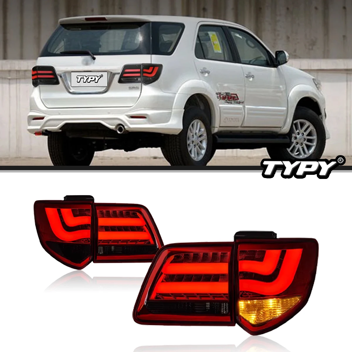 TYPY-Car-Accessories-LED-Tail-Lamps-Assembly-For-Toyota-Fortuner-2012 ...