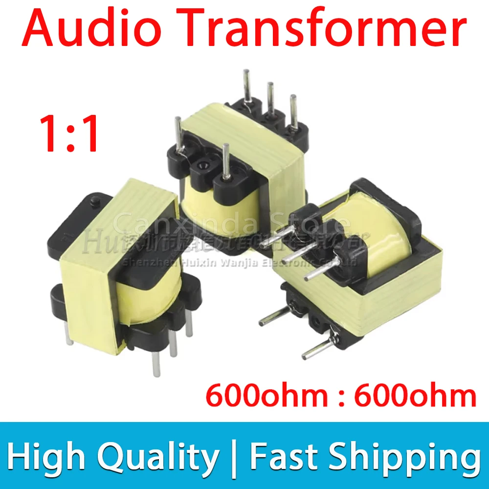 5pcs-Audio-Transformer-600-600-Ohm-1-1-Coupled-600-600-Isolation ...