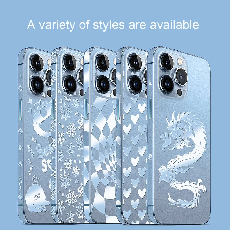 Hot! Clear Matte Snowflake Film For iPhone 13 Pro Max 12 Mini Film Case ...