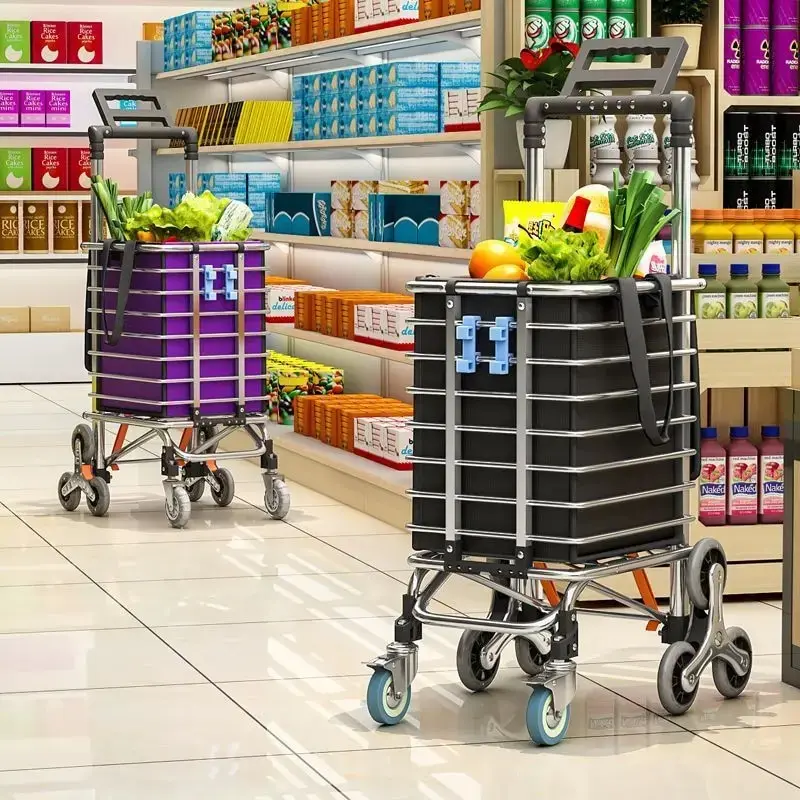 Carrito-de-compras-plegable-port-til-para-ancianos-carrito-de-tracci-n ...