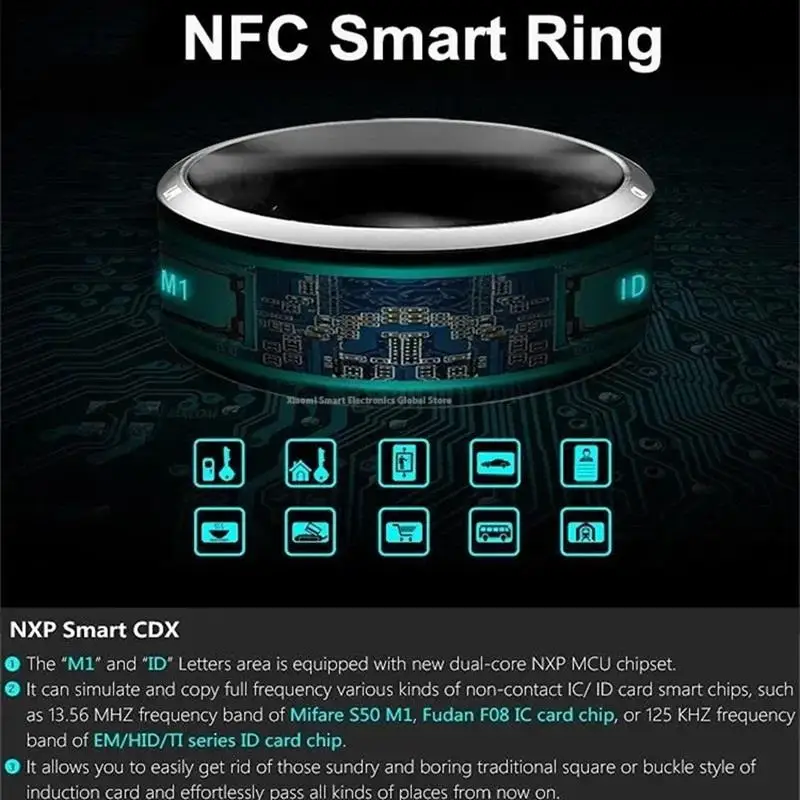 NFC-Smart-Ring-Electronic-Bluetooth-Ring-Solar-Ring-IC-ID-Rewritable ...