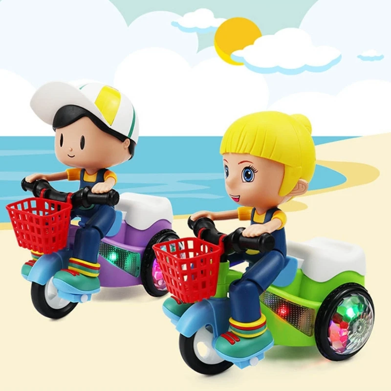 Electric-Stunt-Bike-Toy-Kids-Music-Tricycle-Toy-Children-Interactive ...