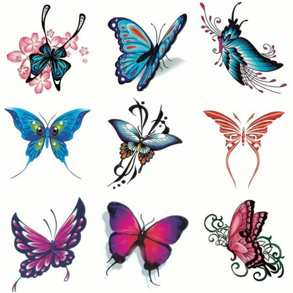 Butterfly And Flower Designs For Tattoos