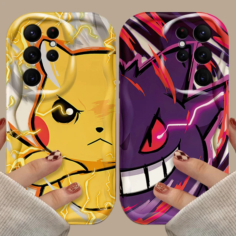 Funda-de-tel-fono-Pok-mon-Pikachu-para-Samsung-Galaxy-S24-Ultra-S23-S22 ...