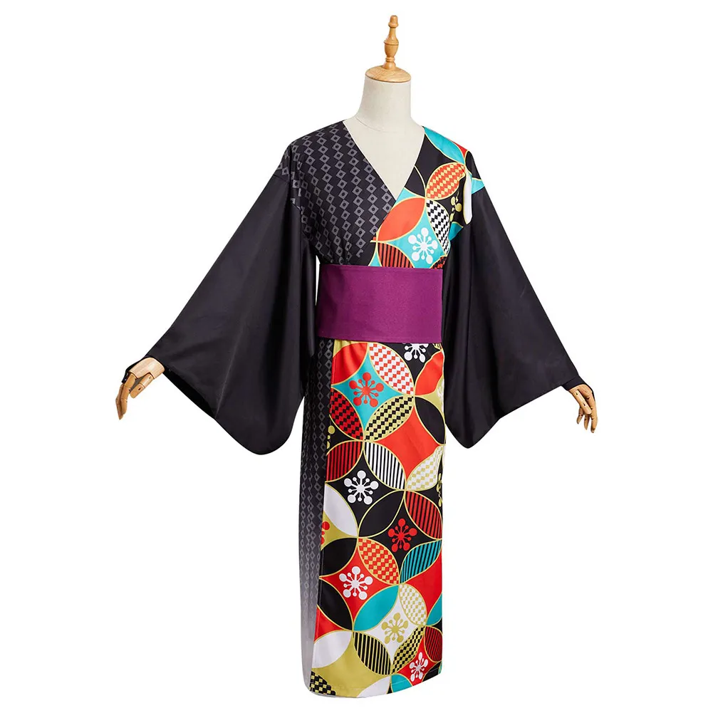Anime Demon Slayer Uzui Tengen Kimono Cosplay Costume - AllCosplay.com