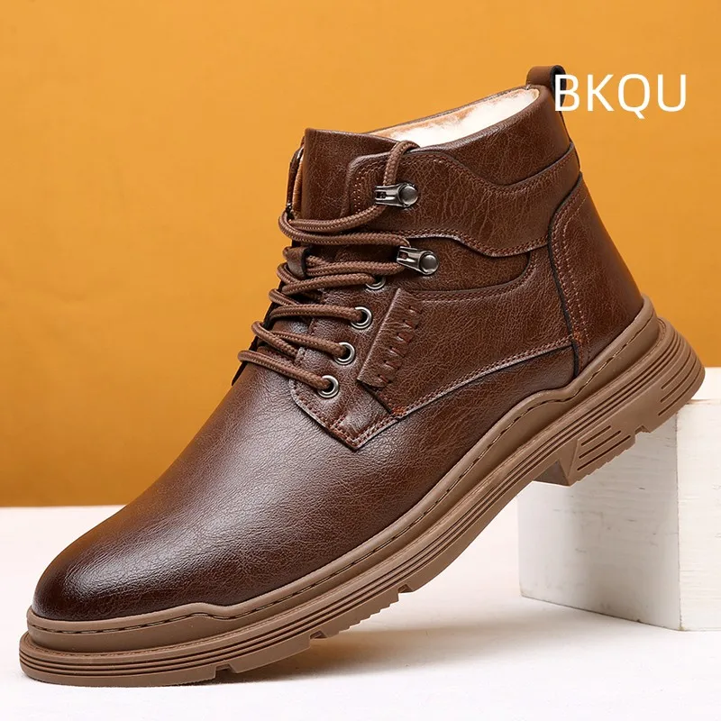 Work-Security-Boots-for-Men-Non-slip-Platform-Outdoor-Wear-Resistant ...