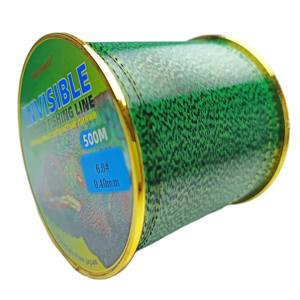 500M-Fishing-Line-Biomimetic-Camouflage-Spot-Fishing-Line-Crucian-Carp ...