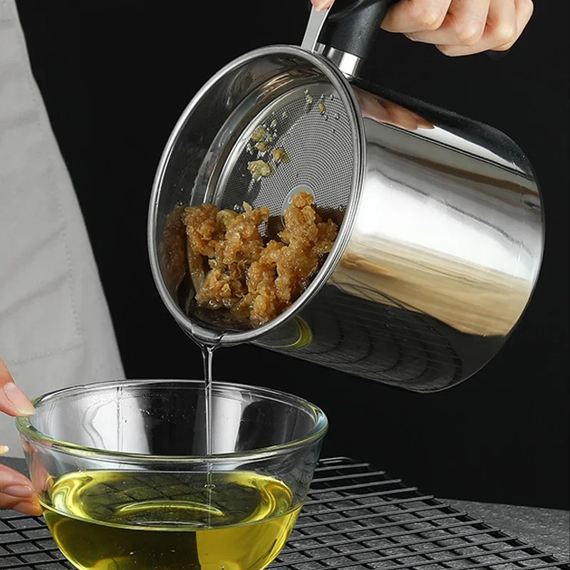 1-1L-1-3L-1-8L-Stainless-Steel-Oil-Filter-Pot-Household-Grease-Strainer ...