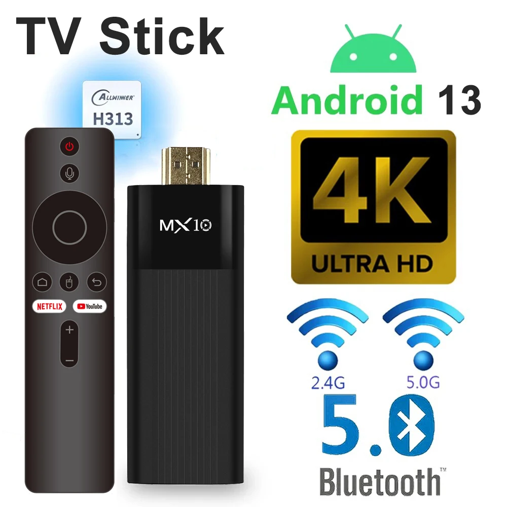 Mini-TV-Stick-Android-13-Allwinner-H313-Quad-Core-Cortex-A53-2GB-16GB ...