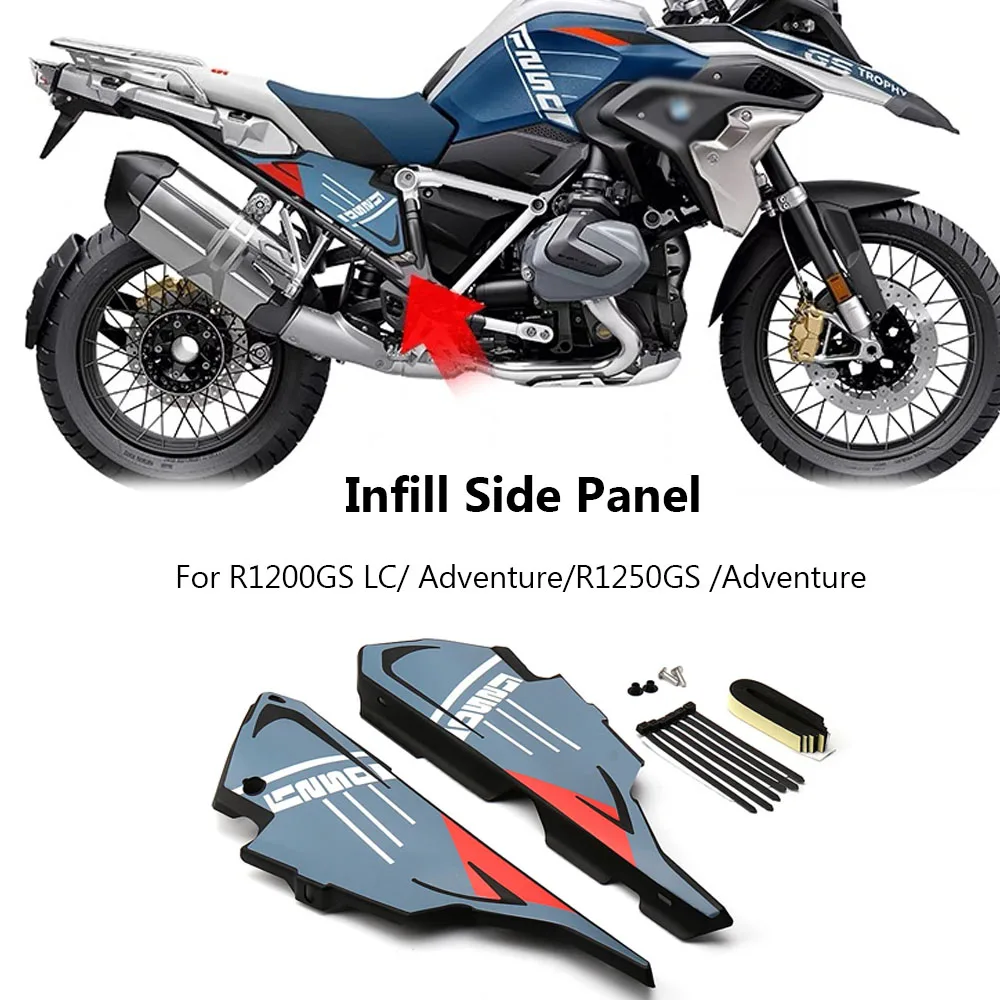 Motorcycle-Frame-Infill-Side-Panel-Set-Fender-Fairing-Cowl-Protector ...