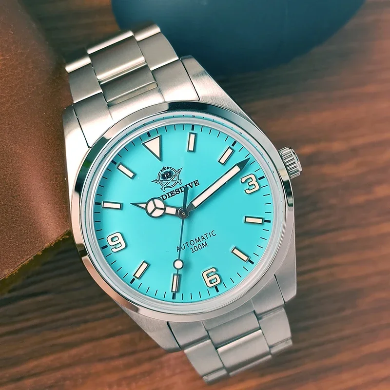 ADDIESDIVE AD2112 Men's Mechanical Watches Diver 100M Sapphire Super ...