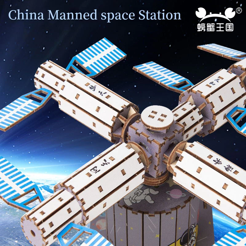 Wooden Space Station