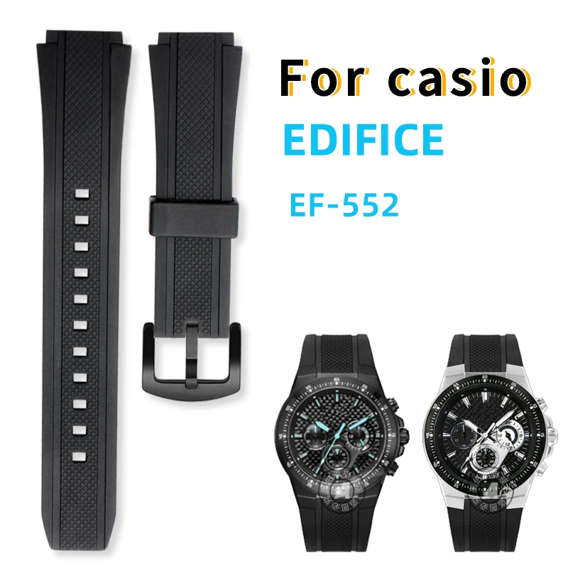 Correa de resina para reloj CASIO Edifice, pulsera de silicona ...