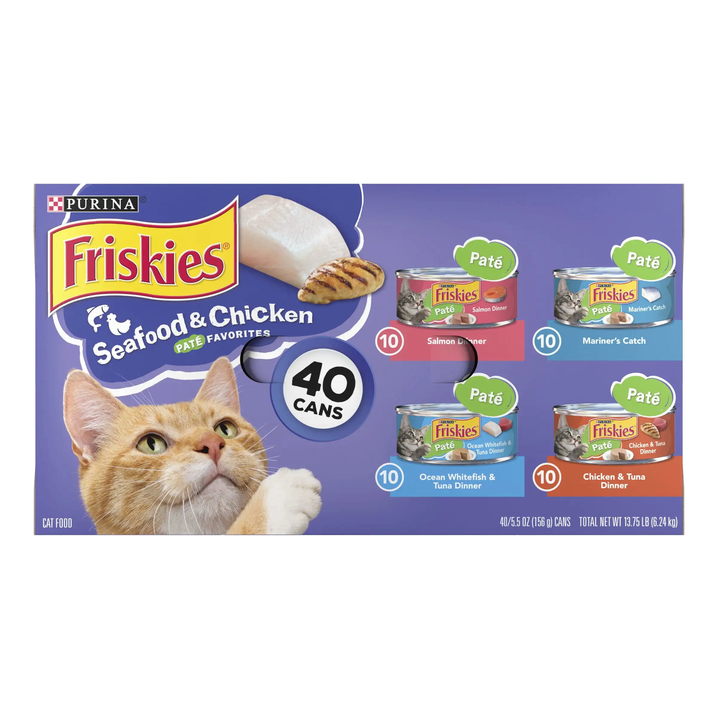 Pate-Wet-Cat-Food-Soft-Seafood-Chicken-Variety-Pack-5-5-oz-Cans-40-Pack ...