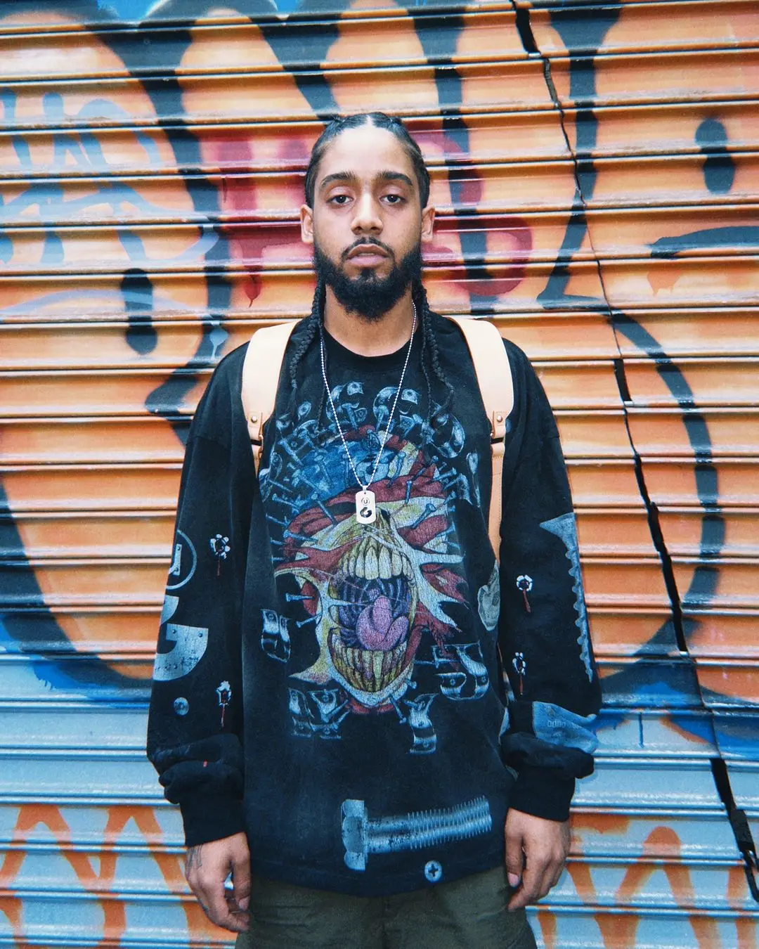 New-Gothic-Punk-Style-Oversized-Long-sleeved-T-shirt-American-Retro ...