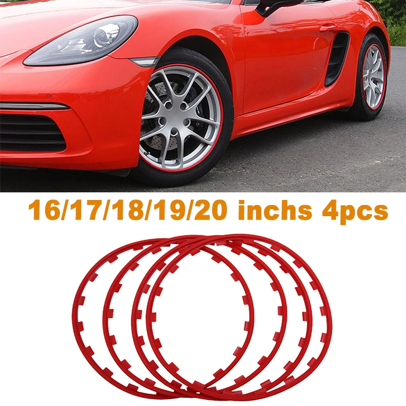 Universal-Car-4pcs-Vehicle-Wheel-Rims-Edge-Protector-Ring-Tire-Guard ...