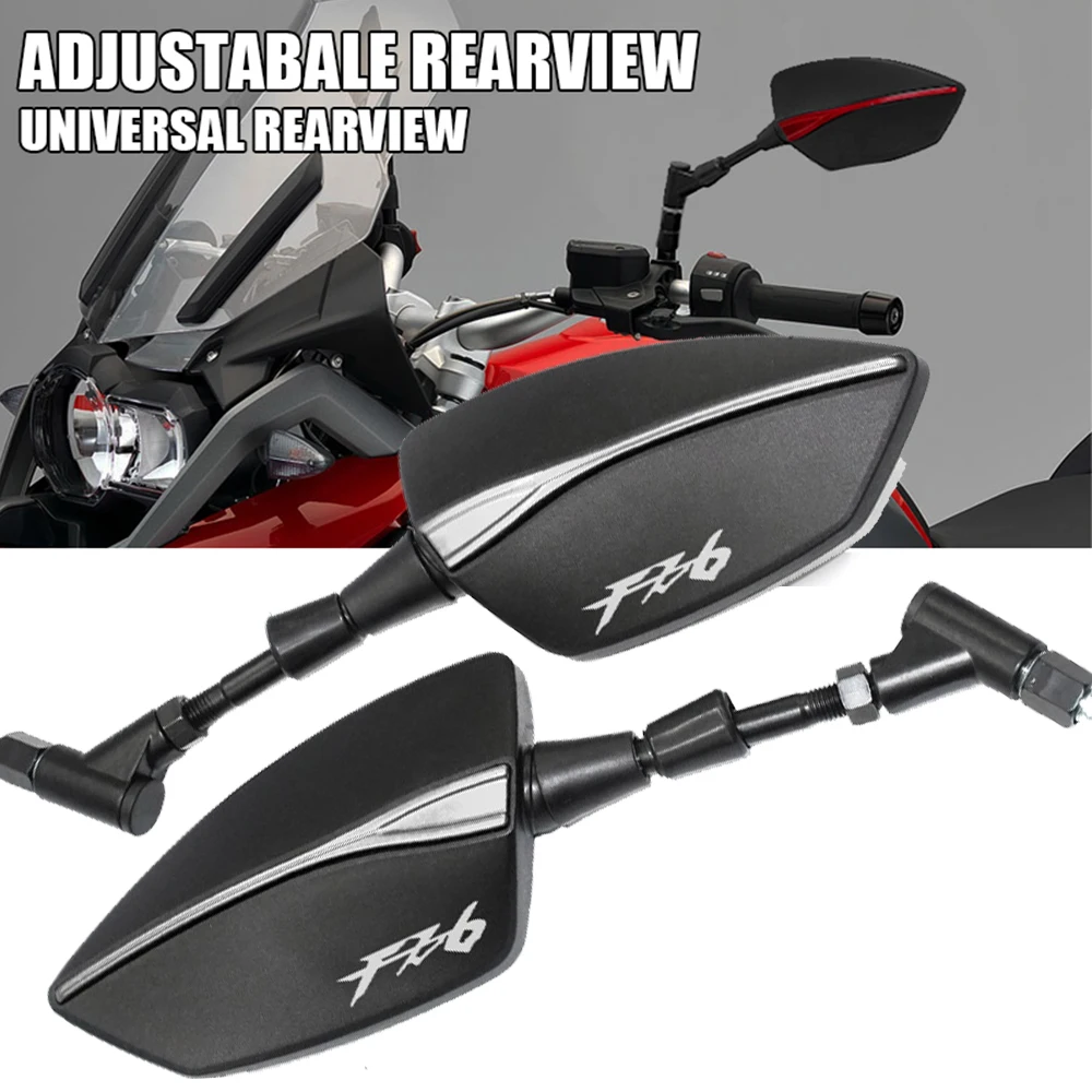 For-YAMAHA-FZ6-FZ6N-FZ6S-FZ6R-FAZER-S2-Motorcycle-Rearview-Mirror ...