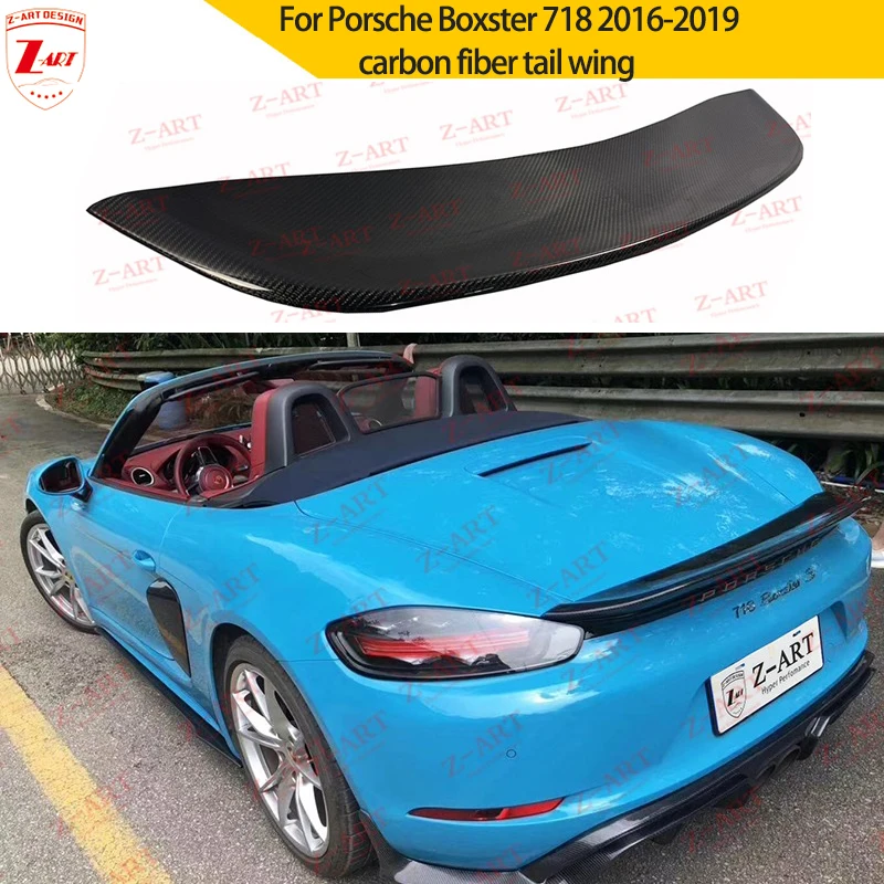 Z-ART-carbon-fiber-rear-spoiler-for-Porsche-718-Boxster-carbon-fiber ...