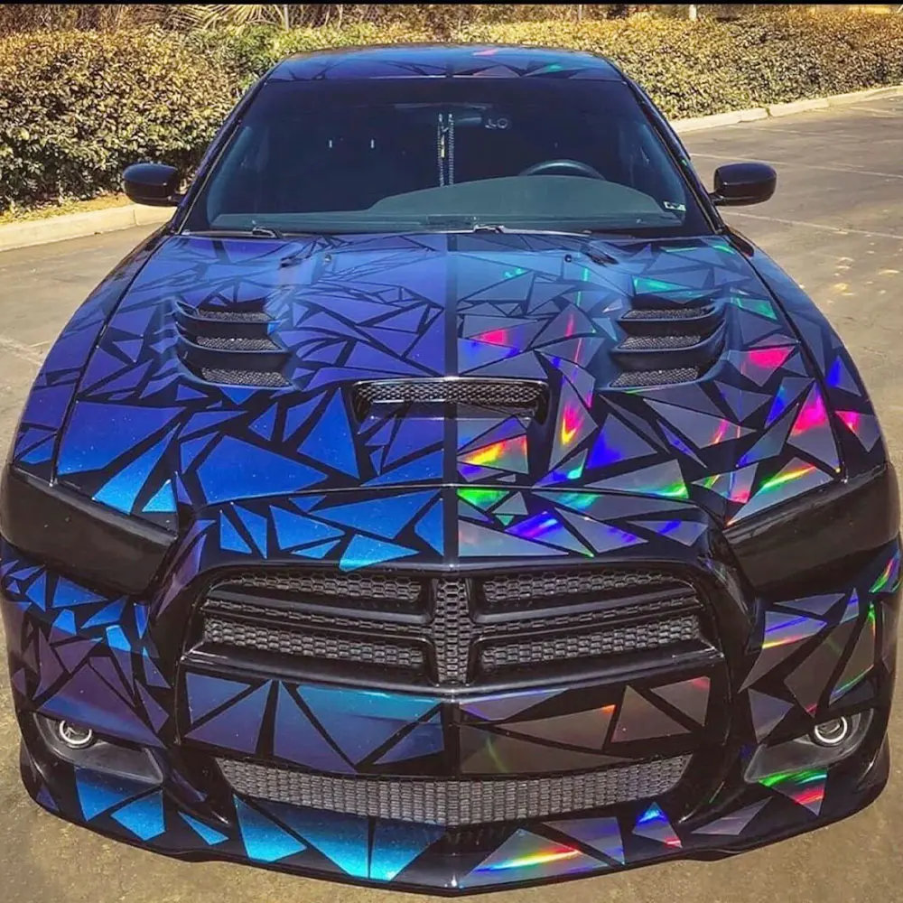 102PCS Angular Shape Sticker For Car Accessories Decoration Side ...