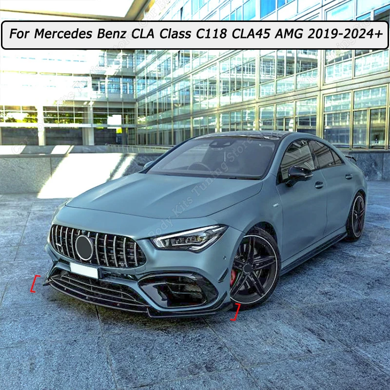 For-Mercedes-Benz-CLA-Class-C118-CLA45-AMG-2019-2023-2024-Front-Bumper ...