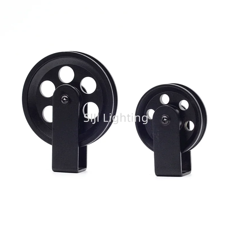 Black Light Lifters Wheel Pulley Lighting Accessories Cable Wire Lifter ...