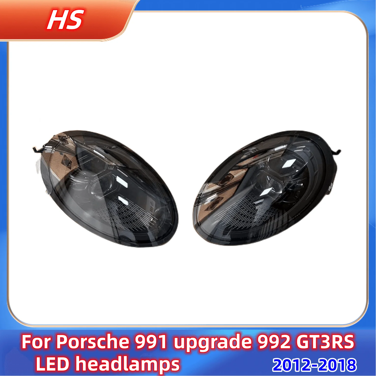For-Porsche-911-LED-headlight-991-to-992-GT3RS-matrix-LED-daytime ...