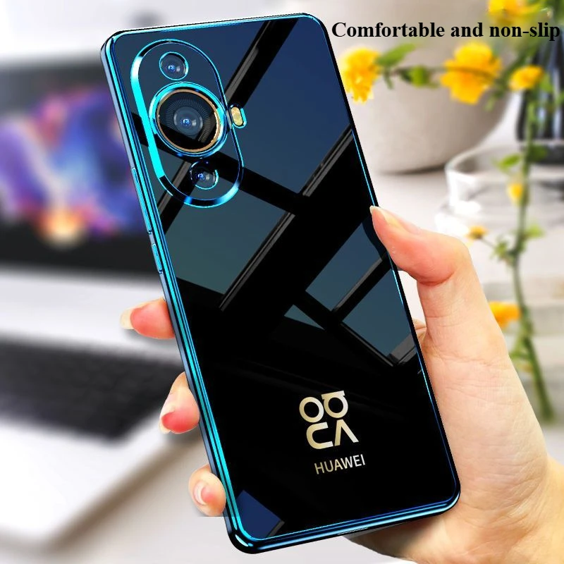 For Huawei nova 11 12S Case Luxury New Transparent Electroplating Back ...