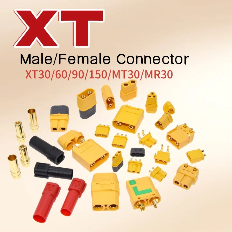 5/10 Pair XT60H XT30U XT150 MT30 Connectors, XT60H Male Female Bullet ...