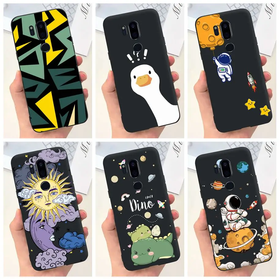 6.1" Case For LG G7 ThinQ Cover Cute Duck Dinosaur Astronaut Shockproof ...