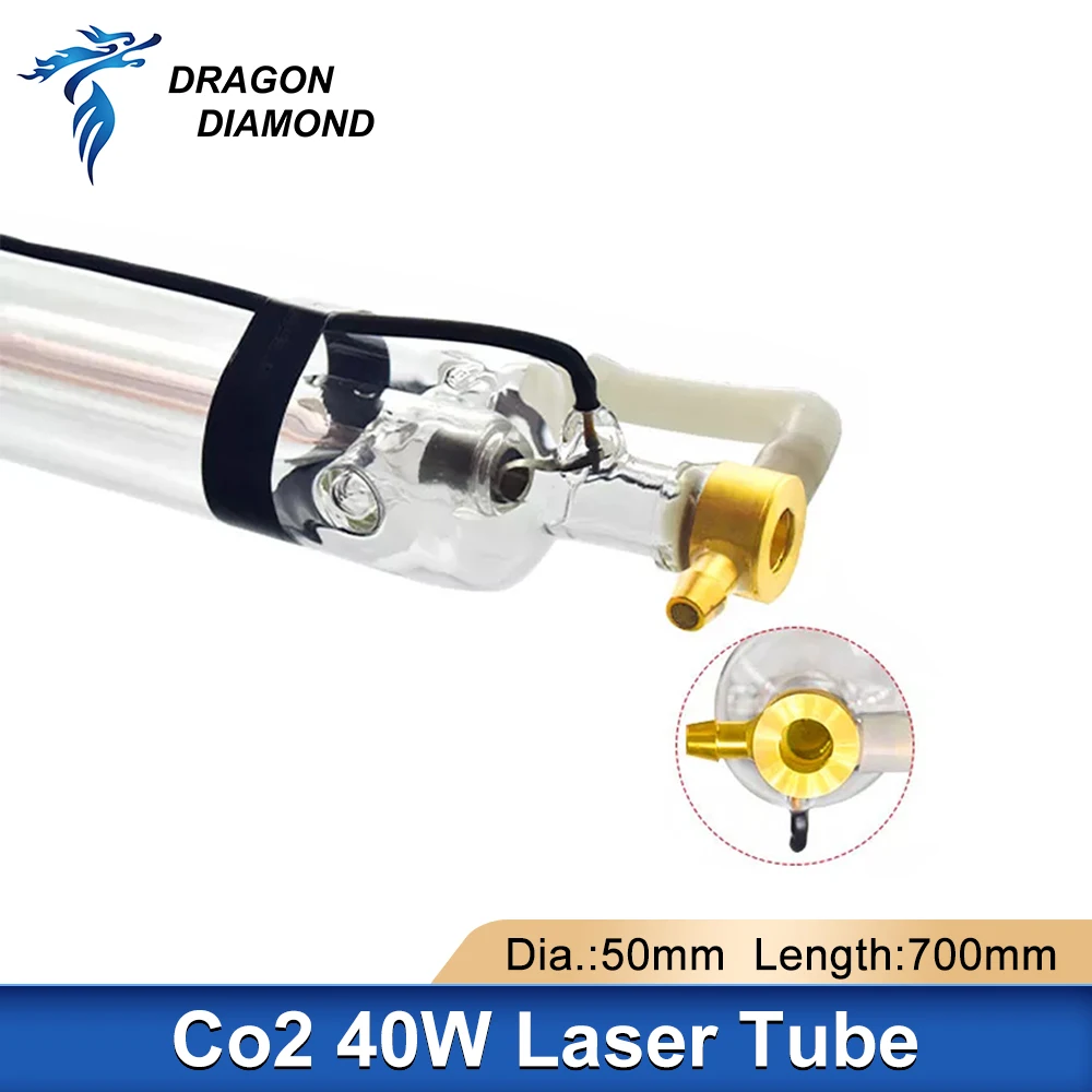 Dragon Diamond 40w Co2 Laser Tube Laser Engraver 700mm Length 50mm ...