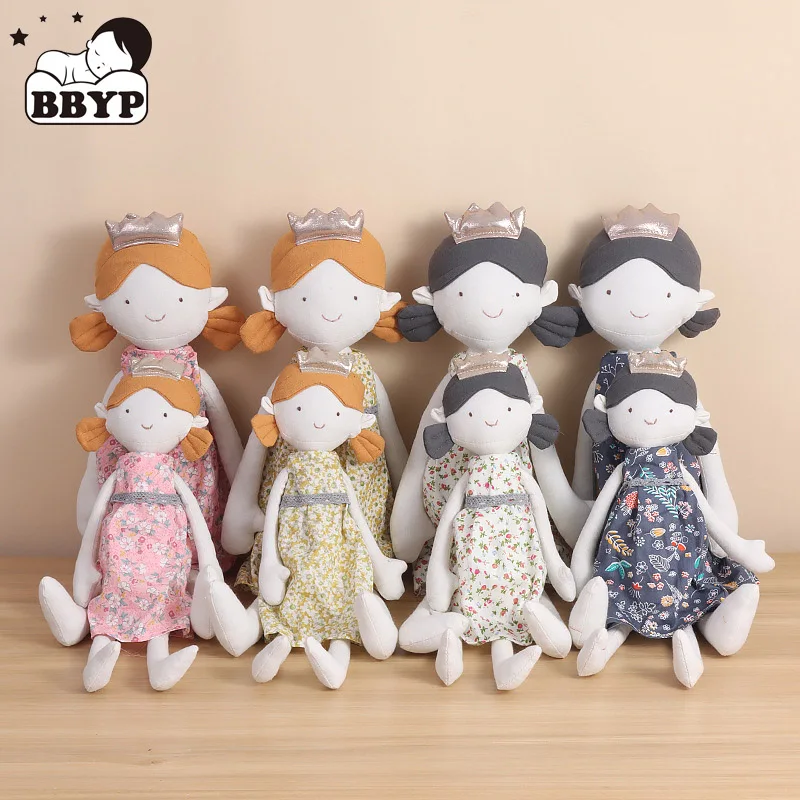 Handmade Girl Rag Doll with Buns Christmas New Year Gift for Little ...