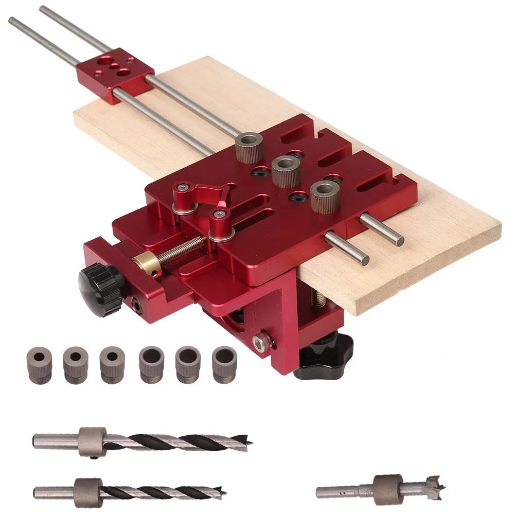 1 Set 3 In 1 Adjustable Dowelling Jig Pocket Hole Jig For Furniture ...