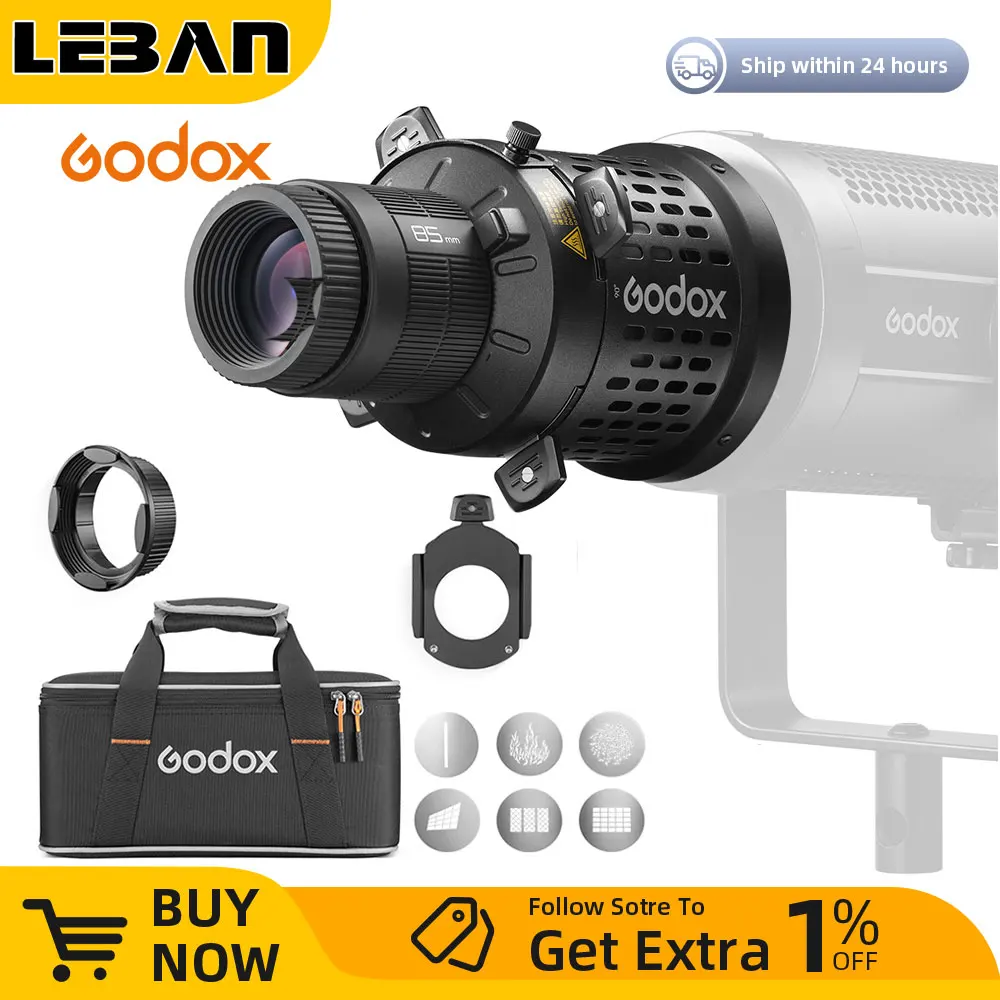 Godox-BLP-LED-Projection-Attachment-360-Rotatable-Bowens-Mount-Craft ...
