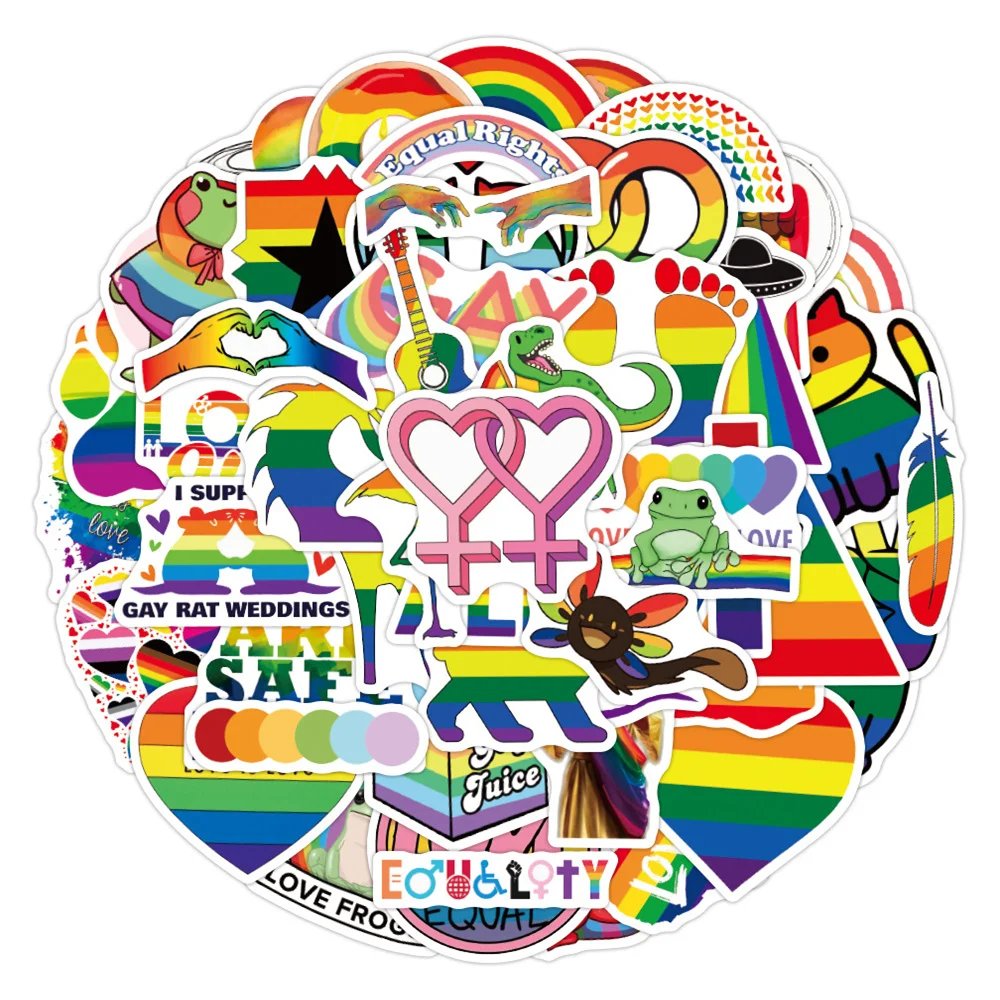 10/30/50PCS Gay Cartoon Graffiti Waterproof Sticker Personality ...