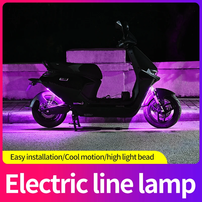 Generic Motorcycle Scooter Electric Vehicle Modified Cruise Pilot Led ...