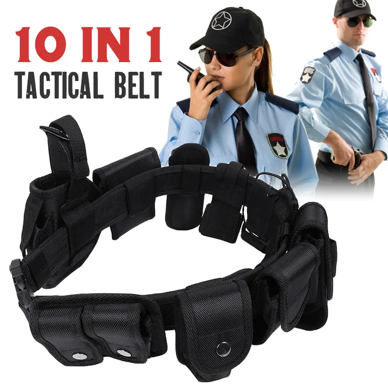 Cinto-T-tico-de-Pol-cia-com-Saco-Multifuncional-10in-1-Guarda-de ...