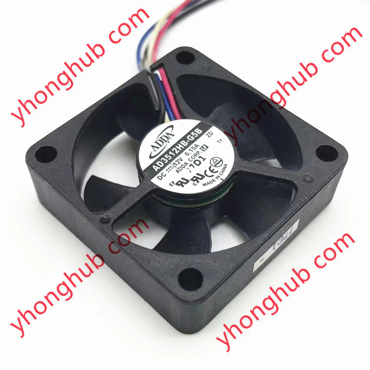 ADDA AD3512HB G5B DC 12V 0.15A 35x35x10mm 4 wire Server Cooling Fan ...