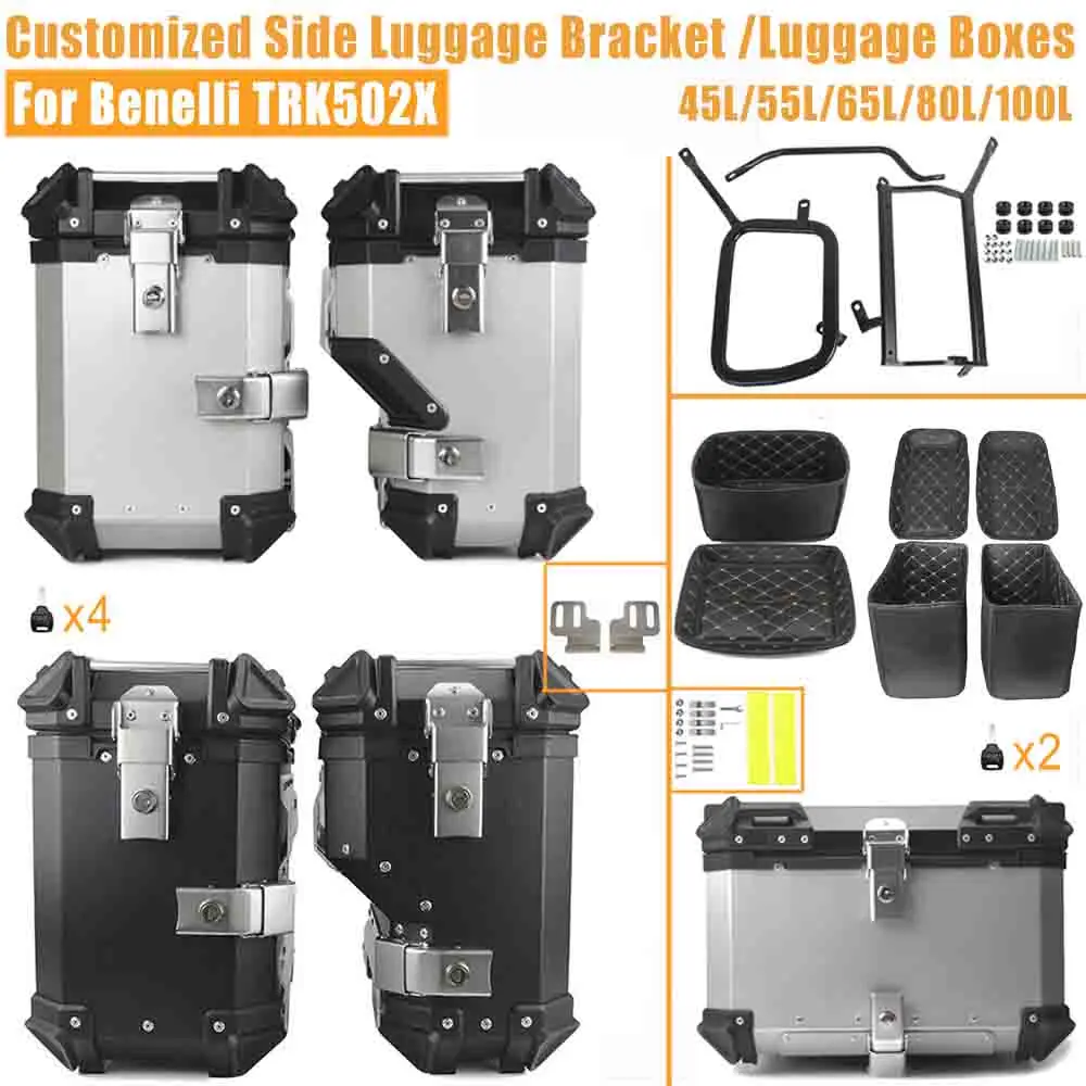 Customized For Benelli TRK 502X TRK502X Motorcycle Trunk Side Panniers ...