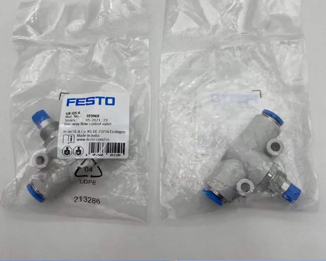 2PCS-New-original-FESTO-throttle-valve-GR-QS-6-193969-GR-QS-6-193969-GR ...