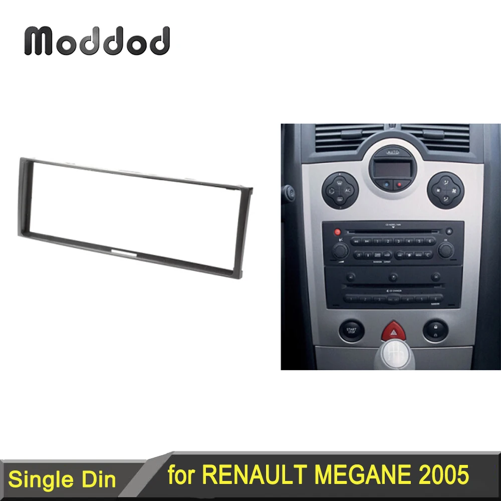Single 1 Din Radio Panel for Renault Clio Modus Megane Scenic Stereo ...