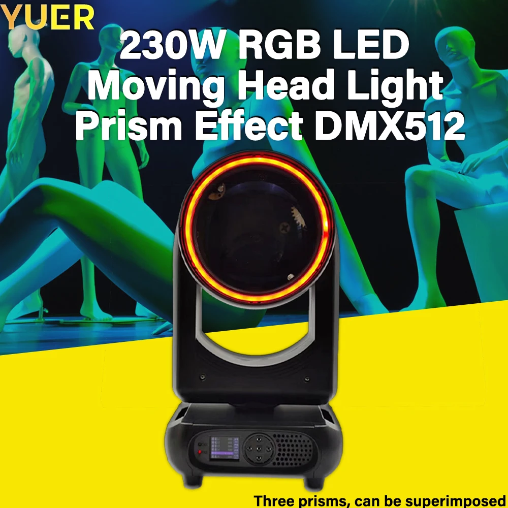 Multi-Function-230W-LED-Moving-Head-Light-Prism-Effects-DMX512-Control ...