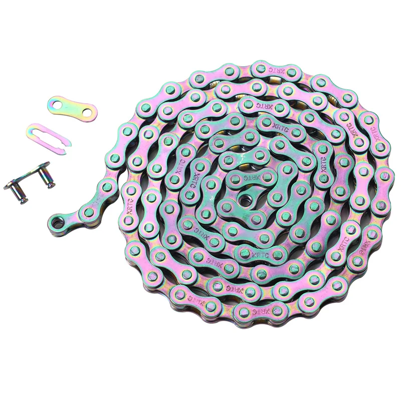 1Speed-Bicycle-Chain-Rainbow-Color-Single-Speed-Bike-Chain-104Links-MTB ...