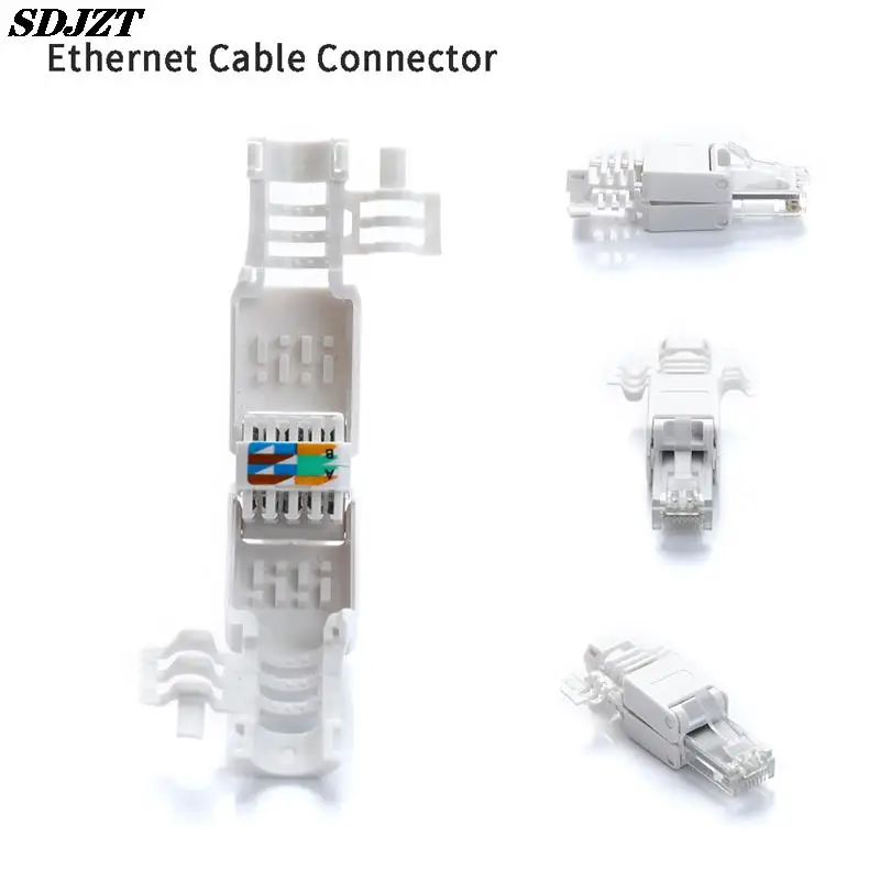 Sin conectores de crimpado, Cable Ethernet sin herramienta, Conector de ...
