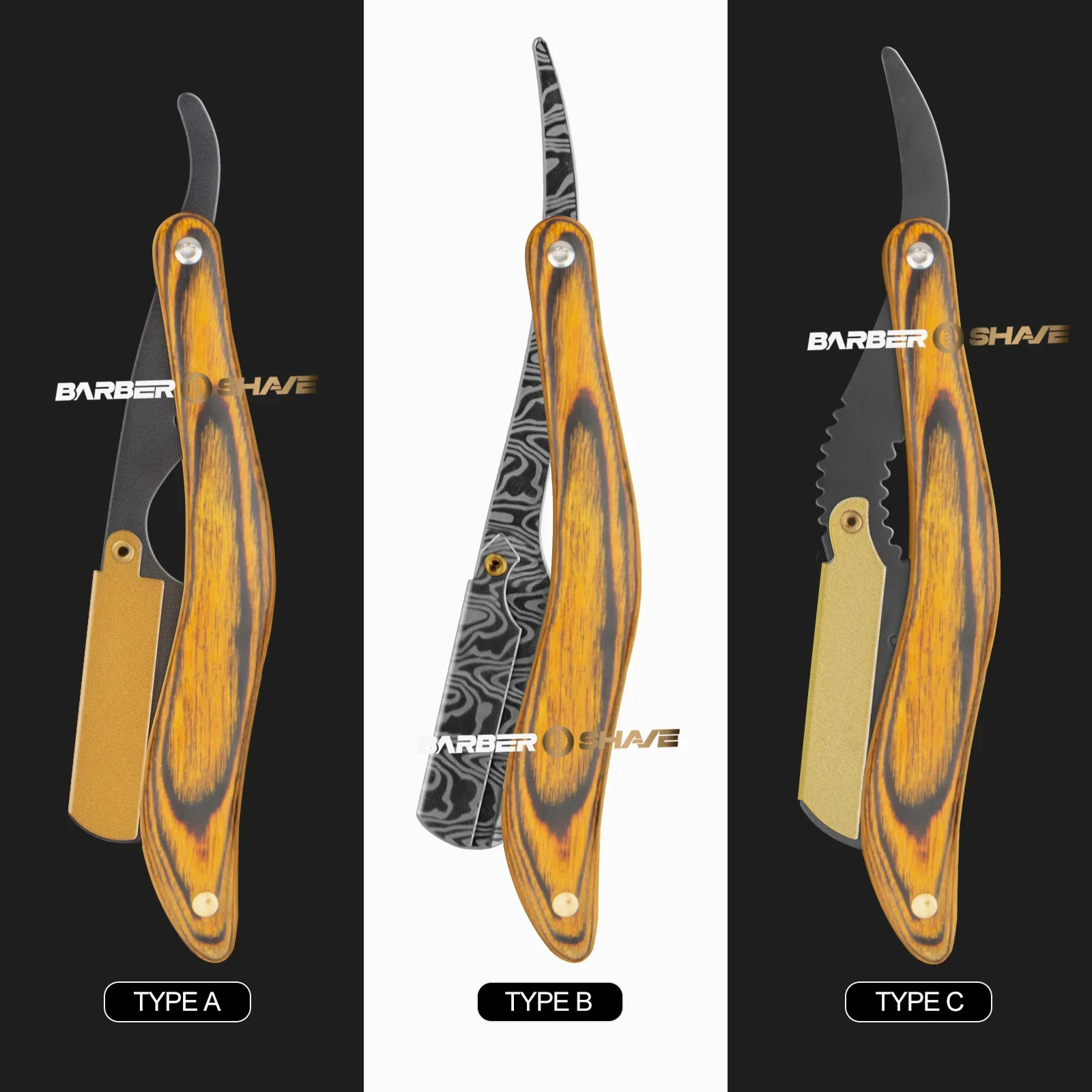 NEW-Barber-Manual-Razor-Haircut-Beard-Eyebrow-Shaving-Tool-Depilation ...