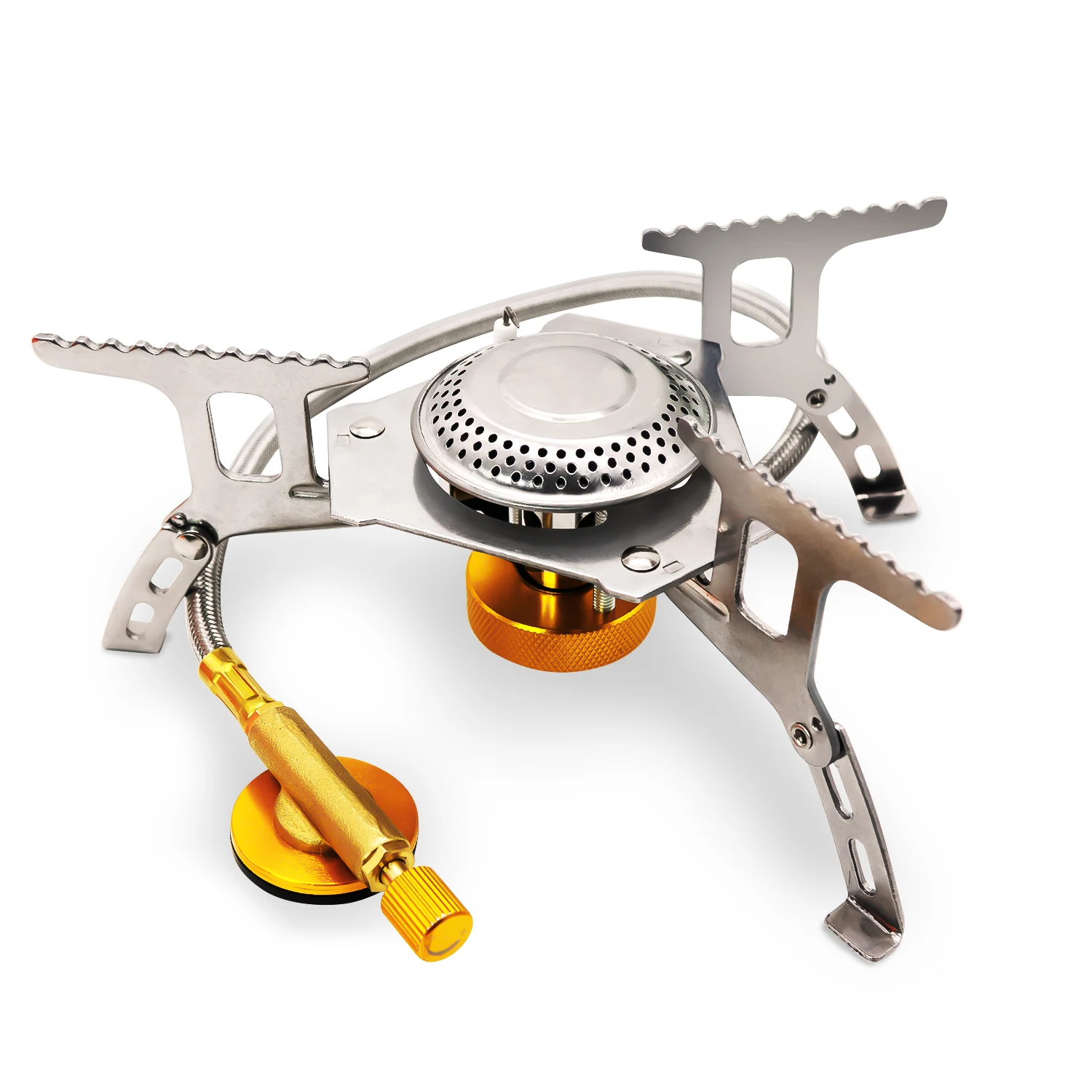 Camping-Gas-Burner-with-Electronic-Ignition-Outdoor-Strong-Fire-Stove ...